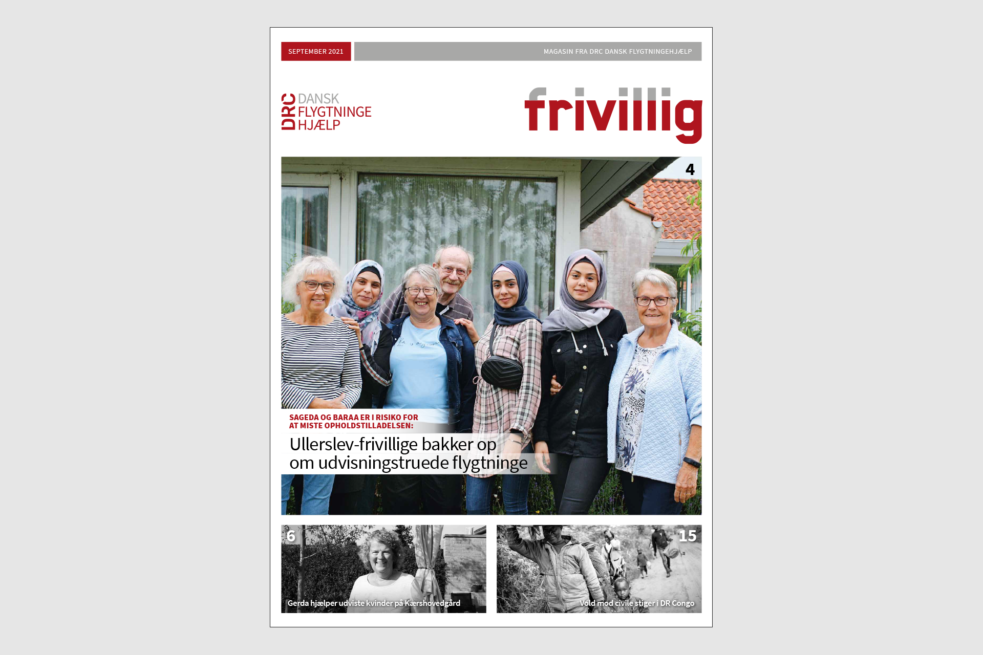 Frivillig, september 2021 | DRC Dansk Flygtningehjælp